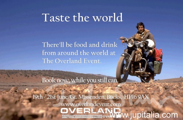 taste-the-world-at-the-Overland-Event - Ted Simon - Jupitalia